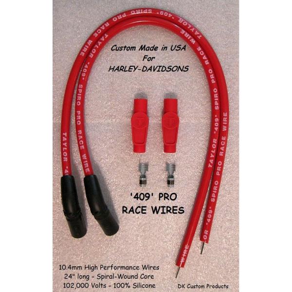 【適合】2004〜2021 スポーツスター1999〜2017 ダイナ、ツーリング2000〜2017 ソフテイル【商品説明】10.4mmワイヤー、10万ボルト耐圧ケーブルラジオ障害が出ない最低限の抵抗値を入れてあり、最高の点火パワーを供給しま...