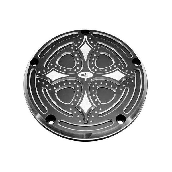 【適合】1999〜2017 ダイナ2000〜2018 ソフテイル ※FLSB、FXDRSは除く1999〜2015 ツーリング ※FLHTKL、FLHTCULは除く5穴モデル【商品説明】独創的で高級感漂うデザインのダービーカバー。メーカーの手...