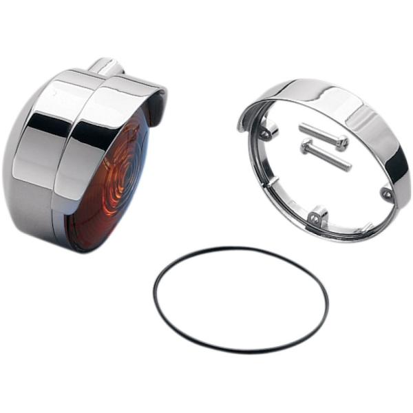 【適合】FLソフテイル ※フロントターンシグナルリロケーションキット68413-99、68412-99装着車 1994〜2017 FLSTC、1994〜1997 FLSTN、2006 FLST ※リア 1988〜2020 ツーリング ※フロ...