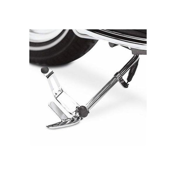 【適合】1984以降 ツーリング1986〜2006  ソフテイル ※2005、2006 FLSTNは除く 【商品説明】座ったままスタンドを出したり収納するのが楽に出来るようになります。※取付け時にスタンドにドリルによる穴開けが必要となる車種...