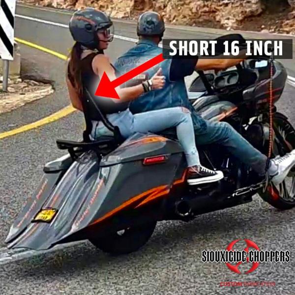 【適合】2009以降 ツーリング※純正ツアーパックとの併用不可【商品説明】アイオワ州スーシティ(Sioux City)のカスタムショップ、スーサイドチョッパーズ(Siouxicide Choppers)のデタッチャブルシーシーバーです。高さ...