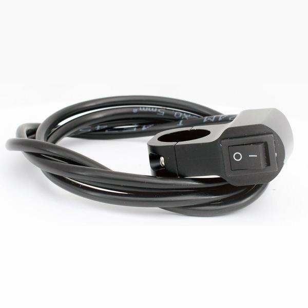 【適合】7/8インチ径ハンドル用【商品説明】汎用ハンドルマウント・ON/OFFスイッチです。・特長●後付け補助ライト等のスイッチとして使用すると便利です●ON/OFF切り換えスイッチ付●IP67 防滴・防塵規格●7/8インチ径（22.2mm...