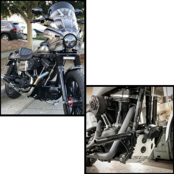 【適合】1991〜2003 ダイナ※フォアードコントロール車不可【商品説明】ローカルスタントライダーが、ウィリーなどのトリックを練習する際、できるだけバイクにダメージを与えないためにデザイン・設計された、エンジンガードとハイウェイペグ2つの...