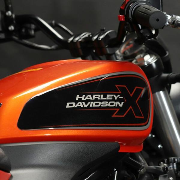 【適合】2024以降 X350【商品説明】ハーレー X350用のプロテクションデカールです。●X350純正タンクのデカールに重ねて貼ることで、デカールへの傷などを防ぐことが出来ます。●プロテクションデカールは立体的なドーム形状で高級感を演出...