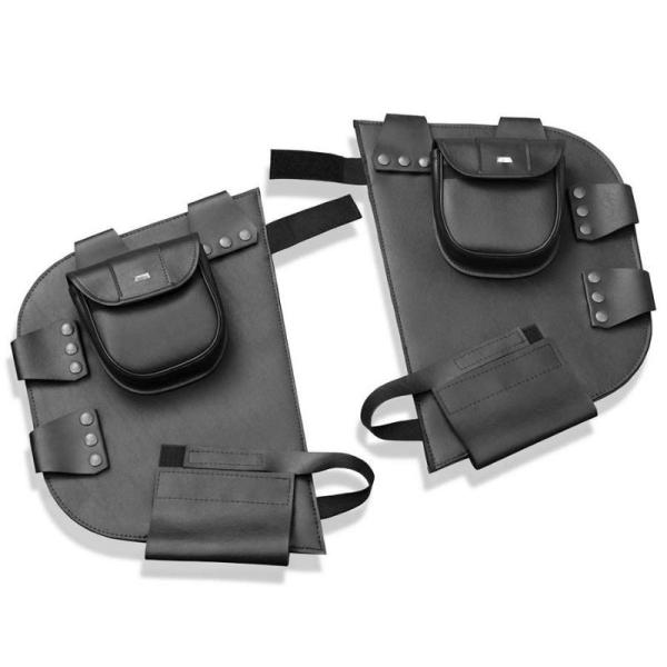 【適合】1986〜2020 ツーリング※ロワーフェアリングとの併用不可※チョップドエンジンガード装着車不可【商品説明】クラシック　ソフトロワーツーリングモデルの標準装備エンジンガードに取り付けるソフトロワーフェアリングです。足元を冷たい風、...