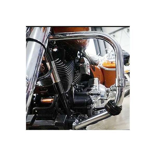 【適合】1.25インチ径エンジンガード装着車【商品説明】エンジンガード用の傷防止プロテクター。通常の1.25インチ径のエンジンガードに装着可能です。転倒した際にエンジンガードやサドルバッグガードに傷が付くのを防ぎます。また車両のワンポイント...