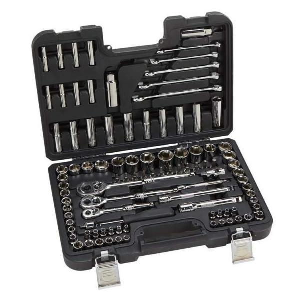 【商品説明】車載工具にはないインチサイズのソケットのセットです。メガネレンチ（インチ）のセットも入っています。ハーレーのメンテナンスやカスタムに最適です。ソケットは強い力で締め付けたり緩めたりできます。ラチェットレバーは差し込み角4/1,3...