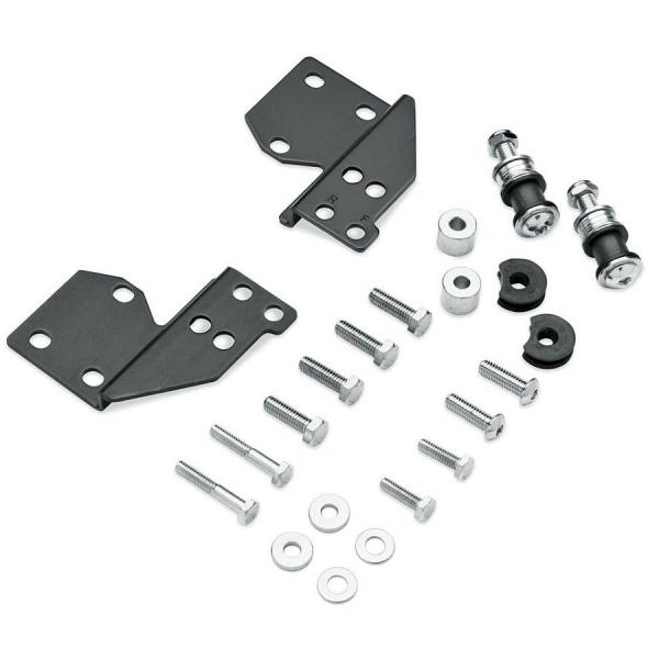 【適合】1997〜2008 ツーリング【商品説明】シーシーバーやソロラック用のデタッチャブル・ドッキングハードウエアです。※ツアーパックやツーアップシート用ラックを搭載する為のドッキングハードウェア（53804-06）とは取り付け位置が異な...