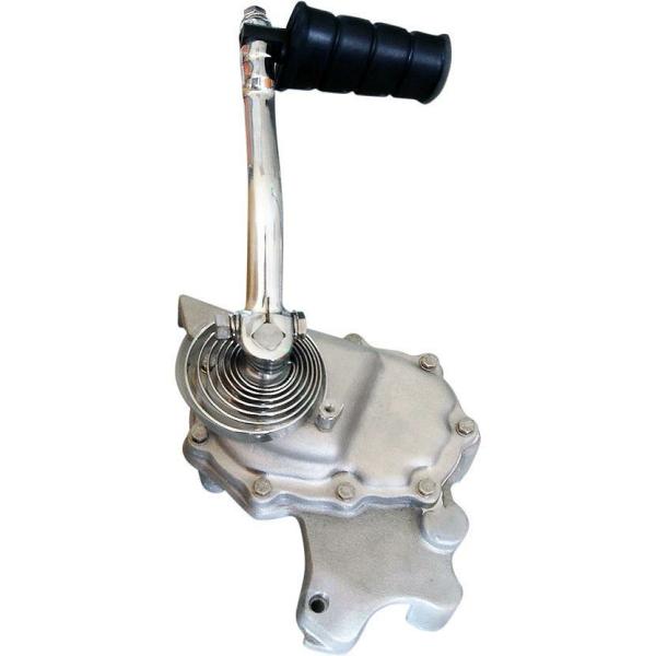 【適合】1991〜2003 スポーツスター※ミッドコントロール車は不可 【商品説明】本物のキックスターターと同等の外観と機能を再現するよう設計されています。キックで内部のマイクロスイッチを作動させ、セルを回しエンジンをかける事が出来ます。フ...