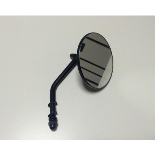 【商品説明】10cmのシャフト上でミラーをスライドできるので、ベストなポジションで固定が可能。左右どちらでも使用可能。1個売り。左右では2個必要です。【サイズ】ミラー部直径：4インチ（約10cm）【カラー】ブラック【商品番号】KO-MIR-4-B