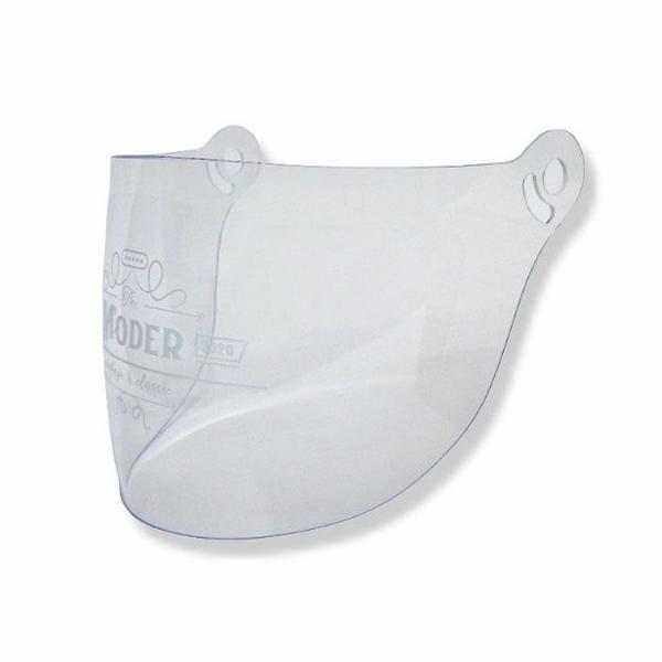 【商品説明】MODER ADELINEシリーズヘルメット用シールド。●強化された傷防止レンズが特徴で、湾曲したデザインは一体成形で作られています。●バイザーはUVカット機能と優れた視認性で、夜間でもクリアな視界を損ないません。取り付け手順●...