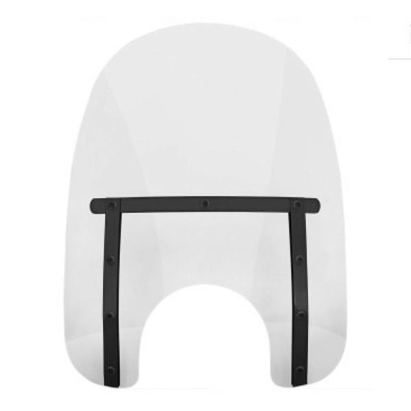 クラシカルなデザインのSLIM シリーズ・ウインドシールド幅が18インチ（約460mm）とスリムなウインドシールド。高さ17インチ（約432mm）ノーマルのヘッドライト(5-3/4〜7インチ)でピタリと適合します。取り付けには、別途マウント...