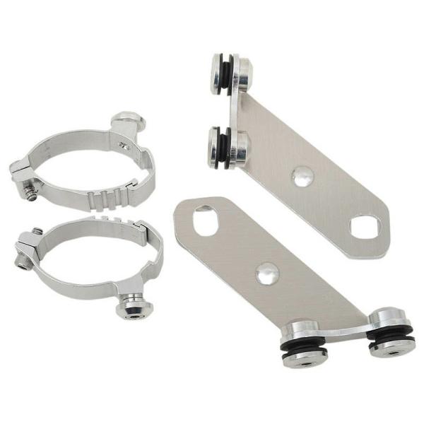 【適合】1988〜2007 FLSTS/C、FXSTS/B【商品説明】メンフィスシェード製のFAT、SLIMシールド用ロワーフェアリング マウント。※車種によりウインカーの移設が必要になる場合がありますので、車両を確認して下さい。【カラー】...