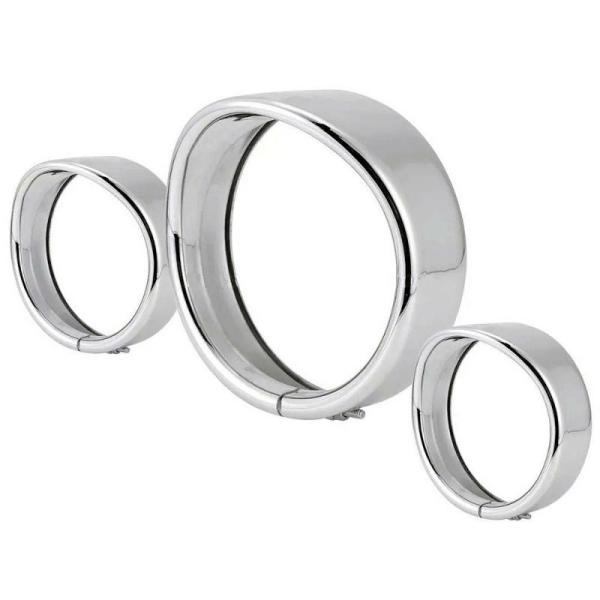 【適合】7インチヘッドライト、補助ライト装着車1994〜2024 FLHR、FLHRC 1983〜2013 ツーリング（FLTC、FLTRを除く） 2012〜2015 FLD 1986〜2017 FLソフテイルで純正ヘッドライトナセル装着車...