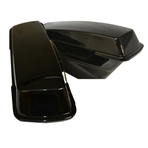 【適合】1993〜2013 ツーリング【商品説明】社外製サドルバック、リッド(蓋)のみ左右セットノーマルと同形状ですので、補修用にも使えます。ボルトオンで交換できます。【カラー】グロスブラック【商品番号】MU-SADDLE-LID