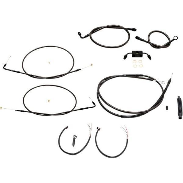 【適合】2014〜2021 スポーツスター※シングルディスク/ABS搭載車※XL883R、XL1200R/CX/Vは不可※スポーツスター日本仕様車：2016以降1200cc/2017以降883ccはABS搭載【商品番号：長さ】0610-18...