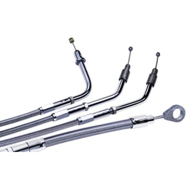 【適合】2018〜2024 FLFB/S、FXBB/S、FXST【商品説明】M8 ファットボーイ、ストリートボブ、スタンダード用 ロング長クラッチケーブルです。●高品質なコンポーネントを使用した、スムースに作動するクラッチケーブルです。ノー...