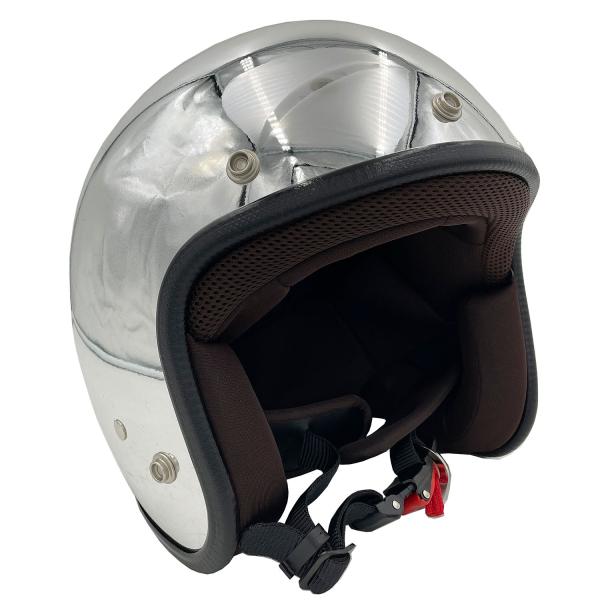 【型番】JPM-3：フリーサイズ（57〜60cm）JPM-3L：XLサイズ（60〜62cm）JPM-3S：Sサイズ（55〜57cm）【商品説明】JP シリーズのジェットヘルメット。●こだわりのシルエットが映えるシンプルな単色ペイント、それが...