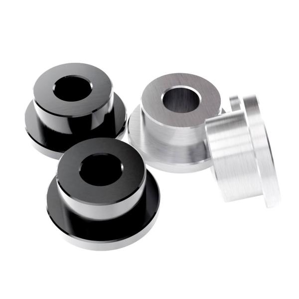 【適合】ダイナ、ソフテイル、1973〜2003 スポーツスター【商品説明】殆どのライザーはラバー製マウントブッシュが用いられていますが、このソリッドタイプのブッシュに変更することで、ハンドルに伝わる感触がよりリジッドになり、コントロールし易...