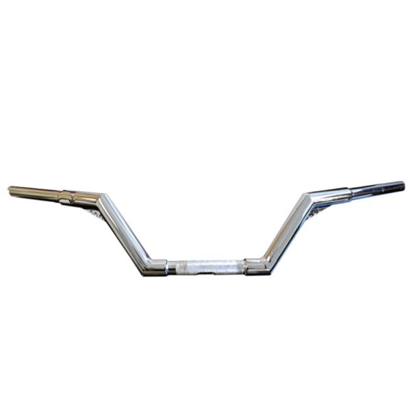 【適合】電子制御スロットル車【商品説明】直線的なシェイプのV-Lineデザイン。ロープロファイルのMOTOスタイルバーです。同メーカーのライザーとの組み合わで最高のパフォーマンスを発揮します。電子制御スロットル用の切り欠きと、配線中通し用の...