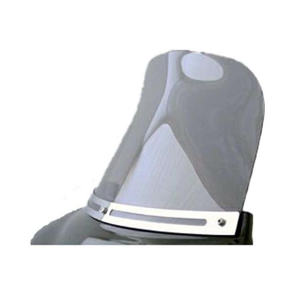 【適合】TSU-BCL、TSU-6X9、TSU-SMF、TSU-FATB専用【商品説明】バットウィングフェアリング用のカーブタイプ・ウィンドシールドです。上端部にかけてカーブした形状で、風の流れを上方に向かって整流します。色はクリアです。リ...