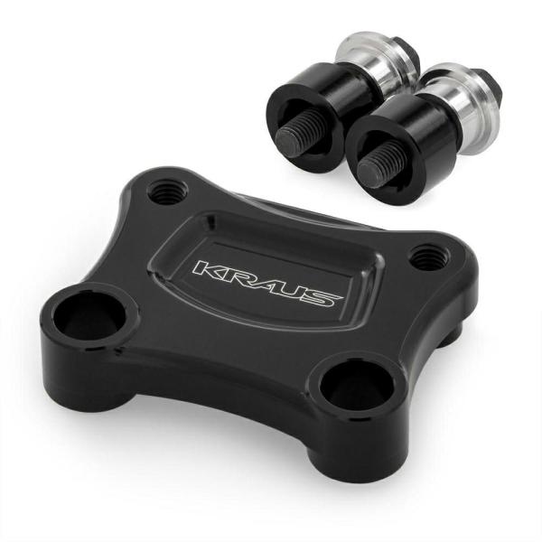 【適合】2006〜2017 ダイナ※2015〜2017 FXDL不可※2008〜2012 FXDB不可【商品説明】ライザーの取り付け位置を2.5インチ（約6.4cm）手前に移動させるためのプレートです。ハンドル全体が手前に来るため、ハンドポ...