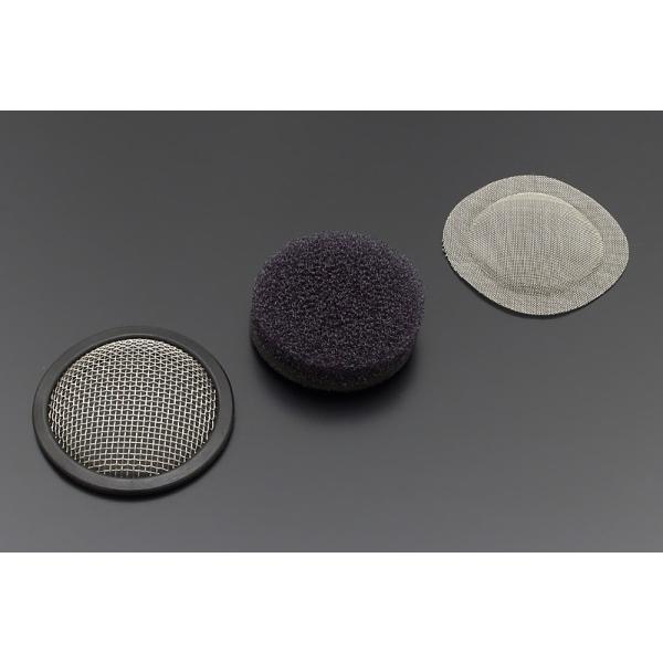 ファンネル用防塵ネット ステンレス製 (ラバーリム外径：約73Φ)品番 72-049アウター側の防御ネットと極細目のインナーネットの間に、吸引抵抗が極めて少ない2層構造の特殊スポンジフィルターを挟み込むことで、キャブレター内の目詰まりやエン...