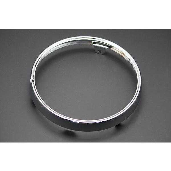 Z1/Z2  メッキヘッドライトリム KZ750/1000 PMCメーカー名　：　 (株)PMC.Incメーカー品番　：　 81-4110/1適合車種　：　 カワサキ　　 Z1/Z2　：　 クロームメッキを施したスチール製ヘッドライトアウタ...