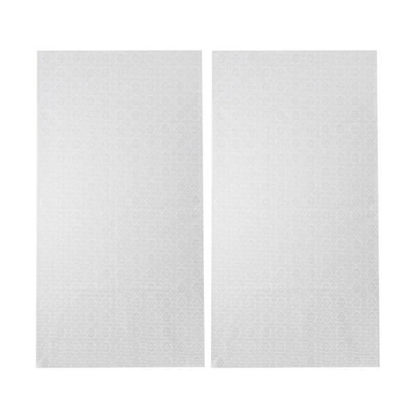 目隠ししながら日差しをカットする、レース模様の遮光・遮熱シート！粘着剤付きで簡単に貼れて、貼り直しもOK！凹凸ガラスにも貼り付け可能で、窓に合わせてカット！