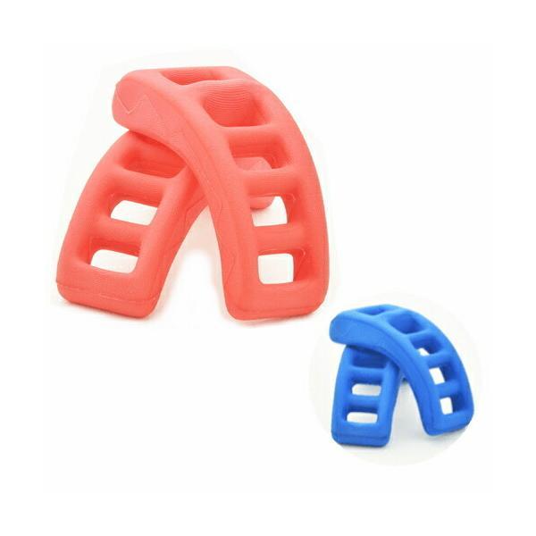 初めて使用される方に『ソフトタイプ』足指一本一本にフィットし、痛気持ちい！足指につけるだけで、しっかりトレーニングできる「足ゆび元気くん」赤と青、2種類からチョイス♪