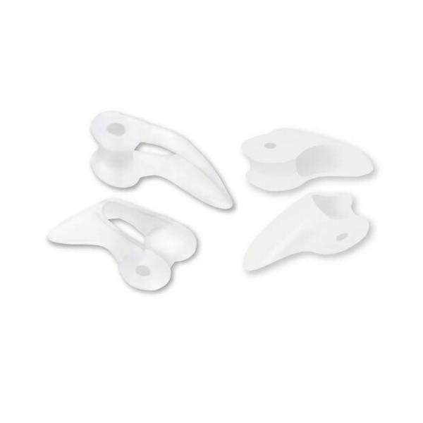 やわらか素材で着脱簡単！歩行時の衝撃をやさしく保護してくれる『親指・小指ゲルパッド』！プニプニゲルが足指の間隔を適度に保ち理想の位置に！水洗いOK！ 親指 指の付け根 フィット 伸縮性 水洗いOK ヒール ミュール 男女兼用 サポーター お...