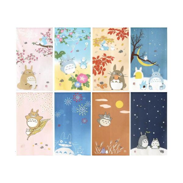 人から子供まで大人気！となりのトトロの可愛くておしゃれなのれん！落ち着いたカラーなのでかわいくなりすぎず、お部屋の中でも悪目立ちしない！壁にかければタペストリーとしても！ 店舗 間仕切り 目隠し プレゼント お土産 ギフト プレゼント グッズ