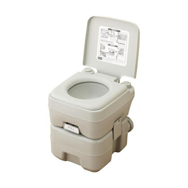 大容量20L！寝室に子供部屋に車にと便利な水洗ポータブルトイレ！介護用やキャンプやレジャー、緊急時の非常用などに、とても重宝！排尿後にポンプを押すだけで、一気に洗浄！