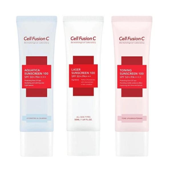 肌悩みで選べるUV下地！韓国発のスキンケアブランドCell Fusion C！SPF50＋/PA＋＋＋〜PA＋＋＋＋選べる！ SPF50+ PA++++ 夏 日焼け 肌 肌ケア フェイス face 韓国 コスメ 化粧品 下地 化粧下地