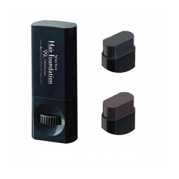 ノンシリコン・99％天然由来！スリム面で部分白髪など細かい部分に、ワイド面で分け目や生え際など広範囲をカバー！25種類の植物成分(保湿成分)を配合！