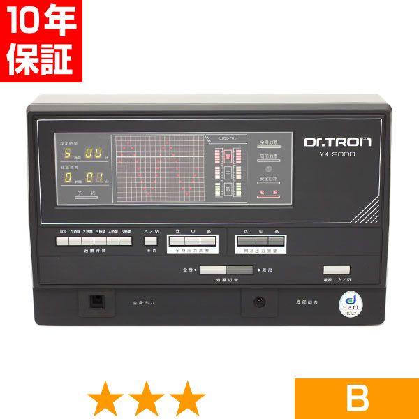 【欠品や出荷に時間がかかる場合、ご連絡差し上げます。】■商品名：ドクタートロン YK-9000 （黒）■商品ランク：★★★ 程度B■保証期間：10年保証■セット内容：本体、電床、高圧コード、保護カバー、新品汎用絶縁シート、取扱説明書、※今な...