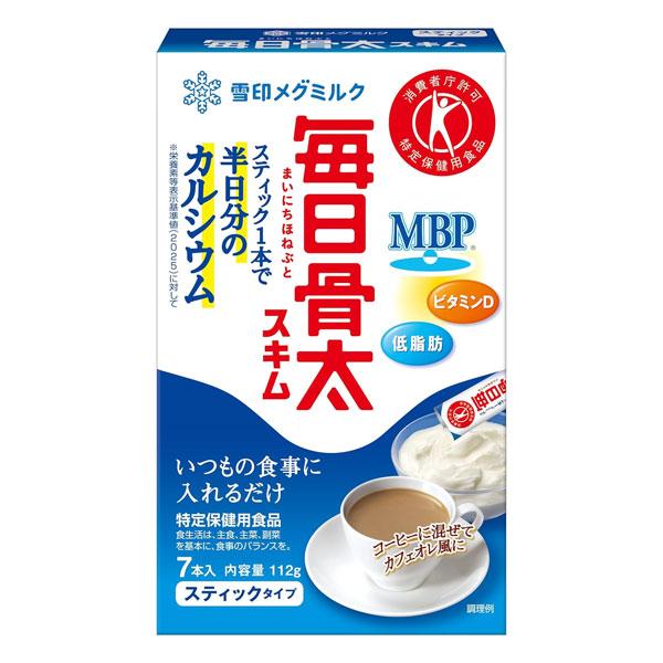 手軽にカルシウムを補えるスキムミルク「雪印メグミルク 毎日骨太 スキム スティックタイプ 16g×7本」は、スティック1本で半日分のカルシウムを手軽に補える特定保健用食品のスキムミルクです。毎日の食生活に取り入れやすいスティックタイプで、カ...