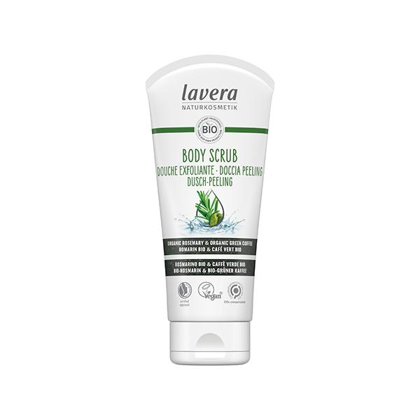 「ラヴェーラ　Lavera　ボディスクラブ　200ml」は、細かく砕いたオリーブの種によるスクラブ剤が、肌をやさしくマッサージし、肌フローラルのバランスを保ちながら古い角質をやさしくオフします。思わず触れたくなるような、しっとり滑らかな美肌...