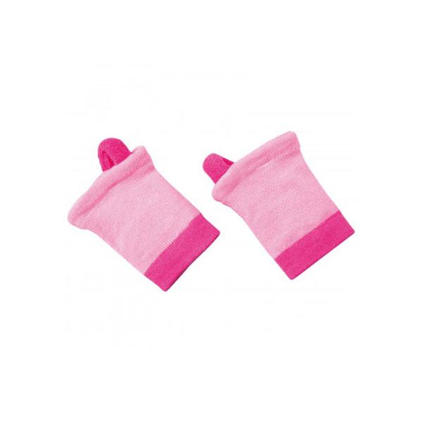 「おうちで外反母趾ソックス　左右セット」は、自宅用の外反母趾サポーターです。親指と人差し指の間をしっかり広げ、足指の向きを整えます。土踏まず部分にクッションもあり、足の疲れもサポート。■メーカー　コモライフ■区分　健康グッズ/癒しグッズ