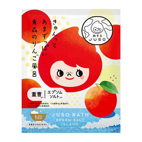 「JUSO　BATH　POWDER　りんご　30g」は、全国でも有数の生産高を誇る青森産のりんごを使用し、体の芯からポカポカと温めてくれる入浴剤です。■メーカー　ジーアール■区分　生活雑貨/入浴・洗面/入浴剤※こちらの商品は、メール便対応品...