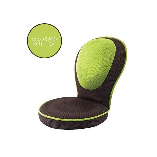 「背筋がGUUUN　美姿勢座椅子コンパクト　グリーン」は、背もたれの中央部にもリクライニング機能を搭載したキッズサイズの座椅子です。2箇所のリクライニングをお好みの位置に設定することで、抱っこ座り、ストレッチなどに使える多機能座椅子。肉厚な...