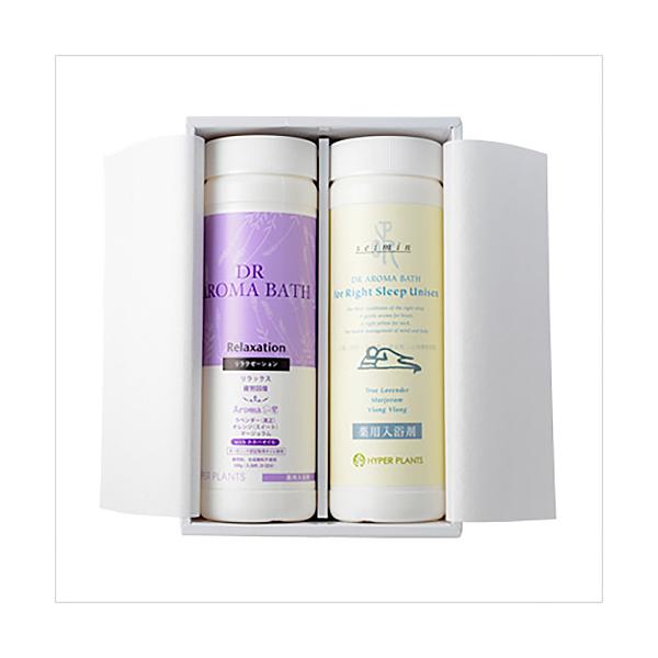 「ハイパープランツ　薬用入浴剤　DRアロマバス　アロマバス一番人気セット」は、高品質な天然エッセンシャルオイルのみをブレンドした薬用入浴剤です。合成香料、タール系色素不使用。DRアロマバス リラクゼーションとDRアロマバス 正眠 Seimi...