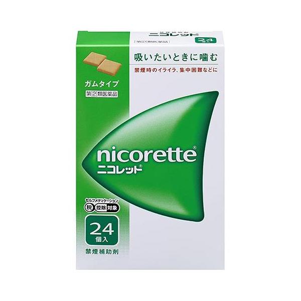 「ジョンソン・エンド・ジョンソン　ニコレット　24個」は、タバコをやめたいと望む人のための医薬品で、禁煙時のイライラ・集中困難などの症状を緩和します。（タバコをきらいにさせる作用はありません）使用期間は3ヵ月をめどとし、使用量を徐々に減らす...