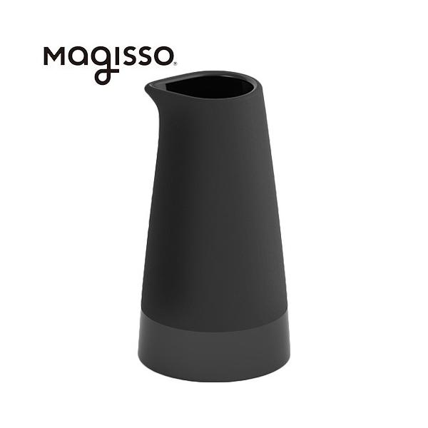 「マギッソ　magisso　カラフェ　ミニ　ブラックテラコッタバーウェア」は、自然冷却機能のある、黒い陶磁器（セラミック）でできています。使い方は最初にカラフェを水、もしくは冷水に浸して下さい。あとは冷水から引き上げたカラフェにワインを入れ...