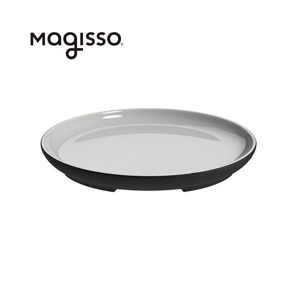 「マギッソ　magisso　プレート　20cm　ホワイトライン」は、プレートを1分ほど水に浸すか、または冷たくなるまで流水にさらします。本体に染み込んだ水が蒸発するときに発生する気化熱により冷却効果が生まれ、プレート本体の温度が周辺温度に比...