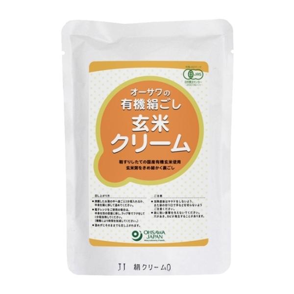「オーサワ　有機絹ごし玄米クリーム　200g」は、籾すりしたての国内有機玄米で作ったお粥をきめ細かく裏ごししました。食塩は海の精を使用。介護食、離乳食などに。■メーカー　オーサワジャパン■区分　セレクトフード/食材・加工食品/穀類加工品※こ...