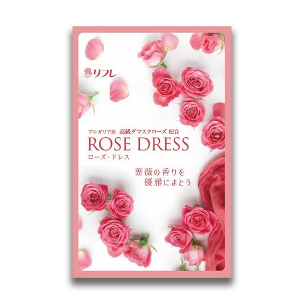 「ローズドレス　340mg×62粒」は、ダマスクローズオイルを含むバラの香り成分51mgに話題のエチケット成分、柿抽出物(柿渋)を配合したバラのサプリメントです。毎日の健康維持にお役立てください。■メーカー　リフレ■区分　健康食品/サプリメ...