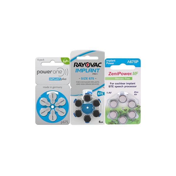 人工内耳電池のメーカーは主に３社あります。人工内耳のプログラミングによって“電池の”もち”“聴こえ”が異なるようです。初めてお使いになる際はまずお試しいただいて最もご自分に合った電池をお選びください。お試しセットパワーワンインプラントプラス...