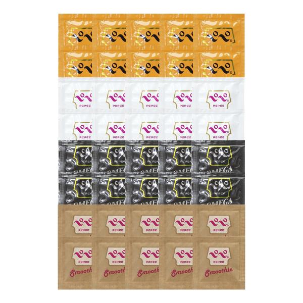 ローションといえばペペ！あのペペブランドから使い切りのパウチが登場です。【pepe ローション パウチ】内容量：5ml×10個セット●ノーマル特徴：中粘度のノーマルタイプ●ラバラバ特徴：コンドーム等の樹脂製品と相性のいい高粘度タイプ！●オメ...