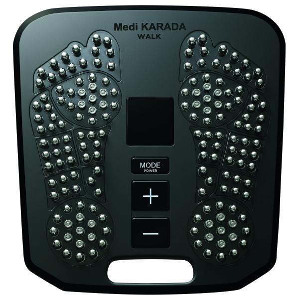 【ヤーマン メディカラダウォーク YA-MAN Medi KARADA WALK】突起構造の電極が足裏にググッ！筋肉に効率よくアプローチ。座りながらのウォーキング運動を可能にした「メディカラダウォーク」。たった10分乗せるだけでEMS×ステ...
